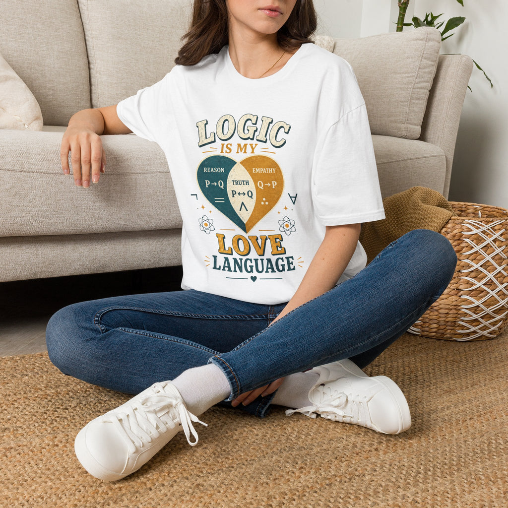 Logic Is My Love Language T-Shirt — Venn Diagram Math Humor Tee – Free ...